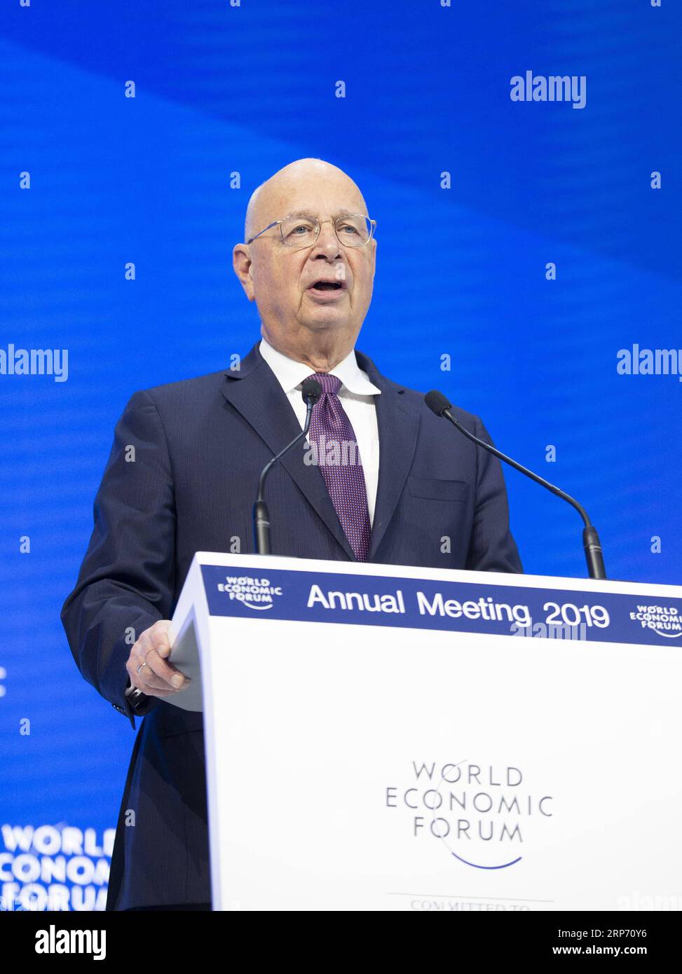 Weltwirtschaftsforum WEF in Davos (190123) -- DAVOS, Jan. 23, 2019 ...