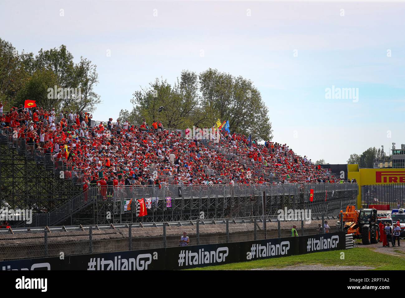 Public/Tifosi/Fan/Grandstand during the Italian GP, Monza 31 August-3 ...