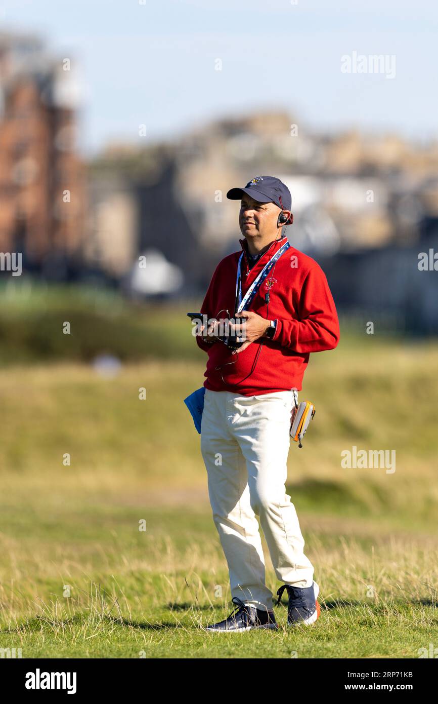 Non-playing captain of the USA, Mike McCoy during day two of the 2023 ...