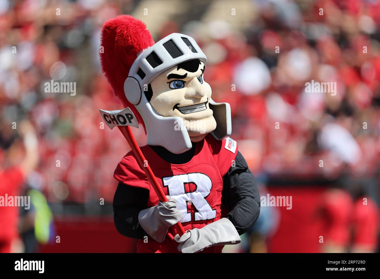 Piscataway, NJ, USA. 03rd Sep, 2023. Rutgers mascot, Sir Henry, the ...