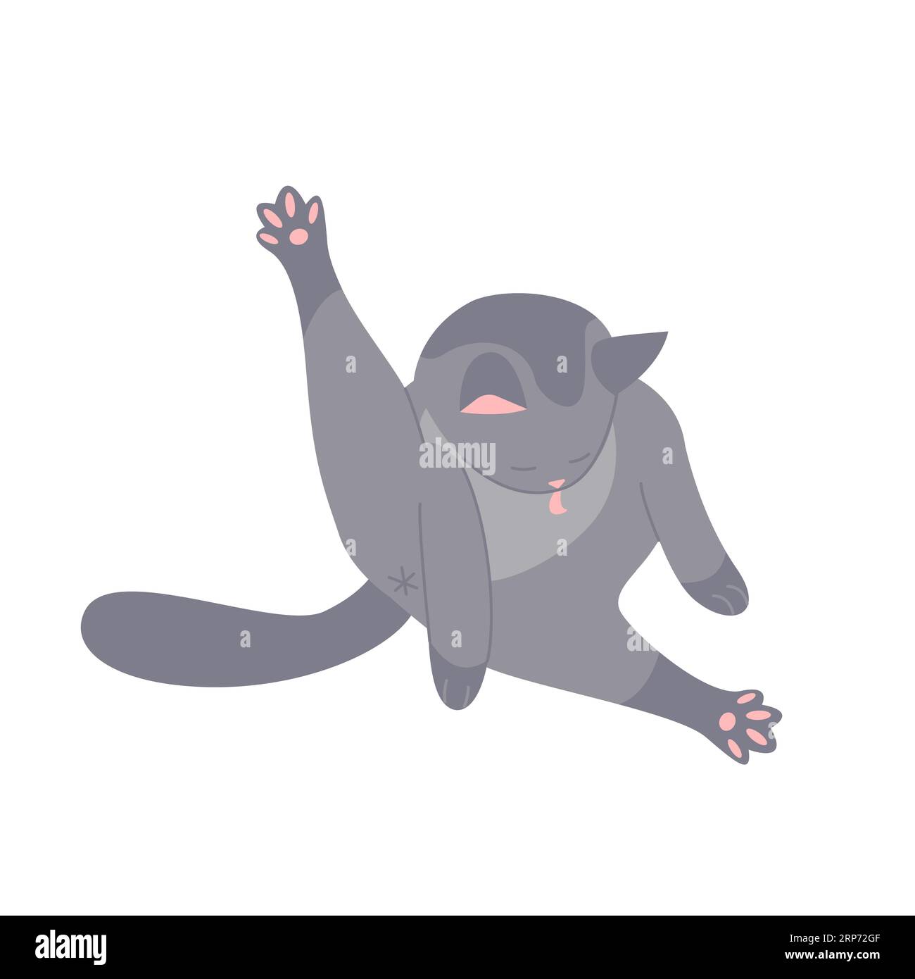 Licking Self Stock Vector Images Alamy