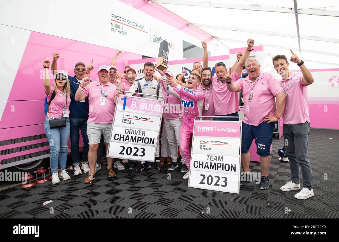 Monza, Italy. 3rd Sep, 2023. Team & Driver Champion 2023, Team BWT ...