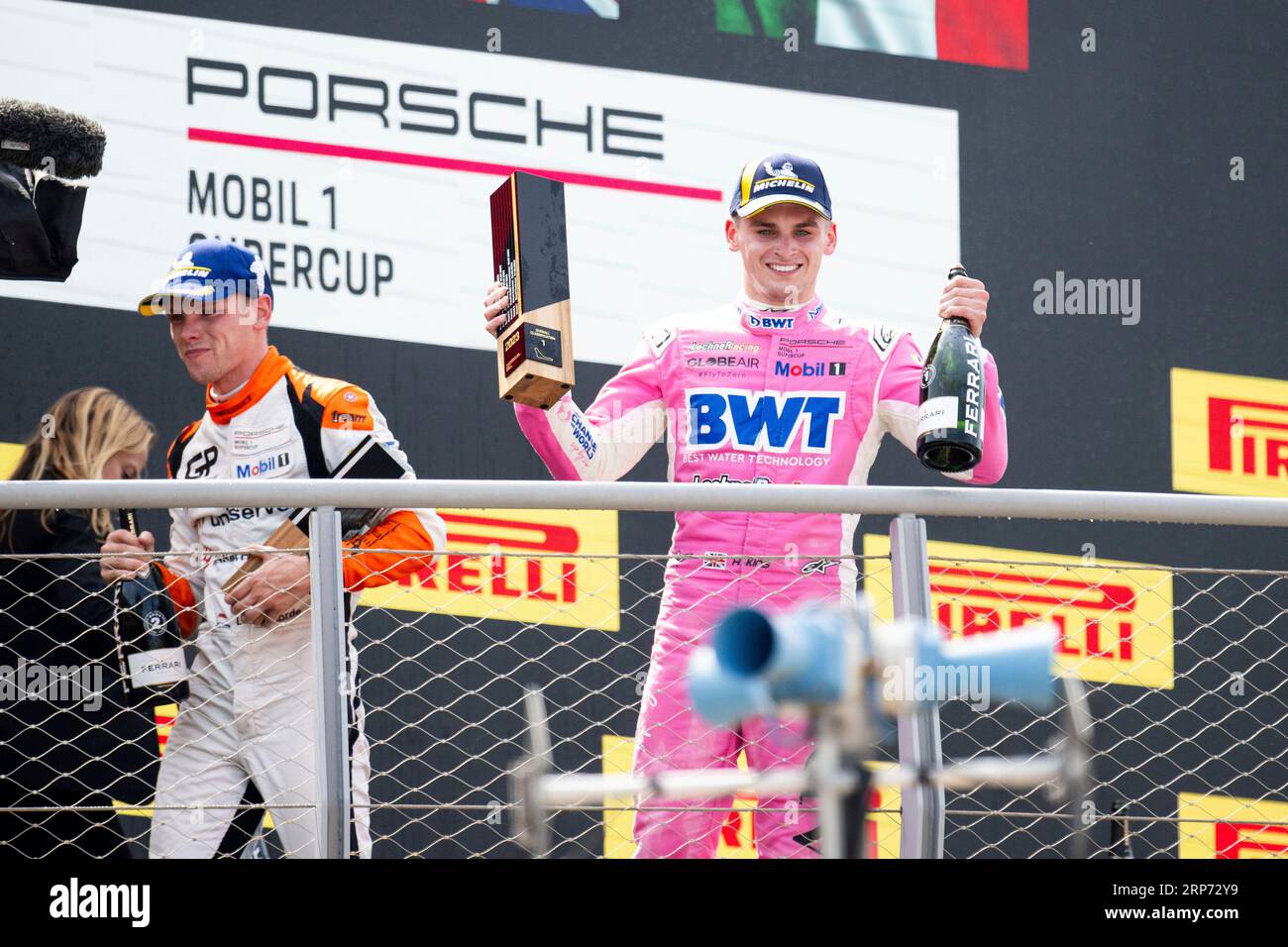Giving ceremony podium medal ceremony hi-res stock photography and ...