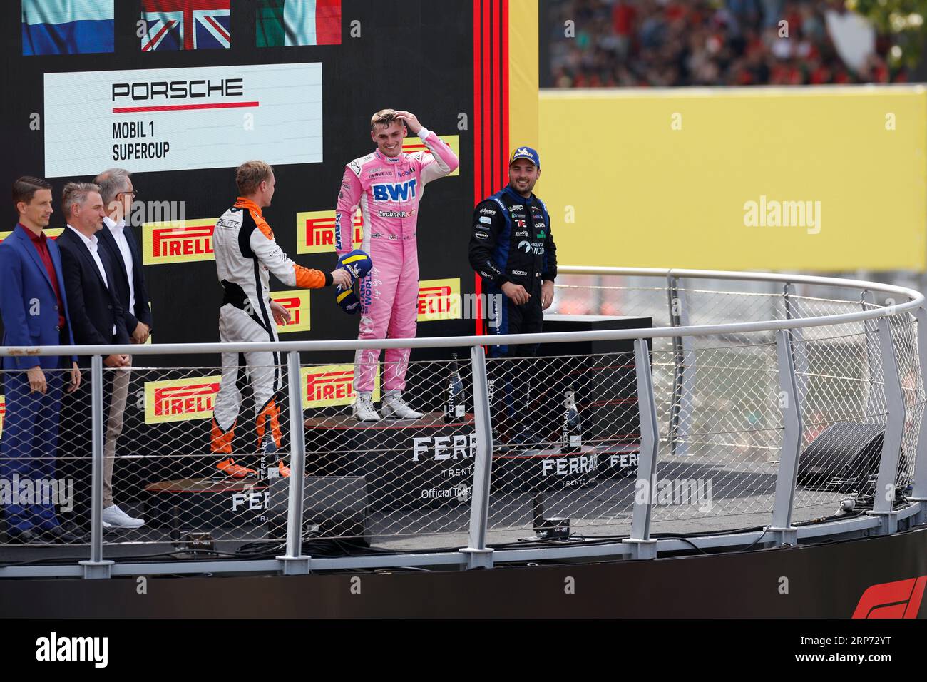 Monza, Italy. 3rd Sep, 2023. Michael Dreiser (D, Head of Sales Porsche ...