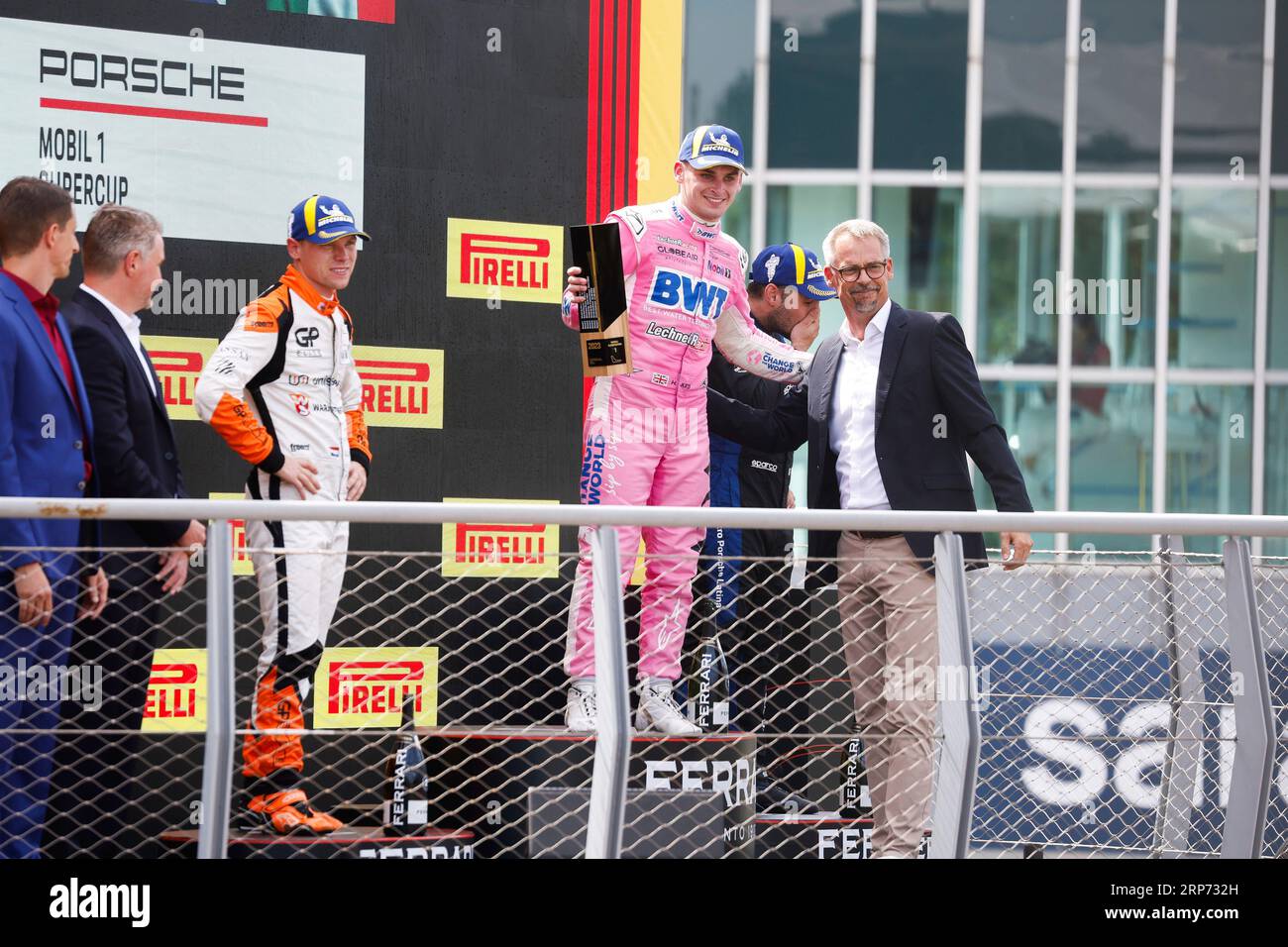 Monza, Italy. 3rd Sep, 2023. Michael Dreiser (D, Head of Sales Porsche ...