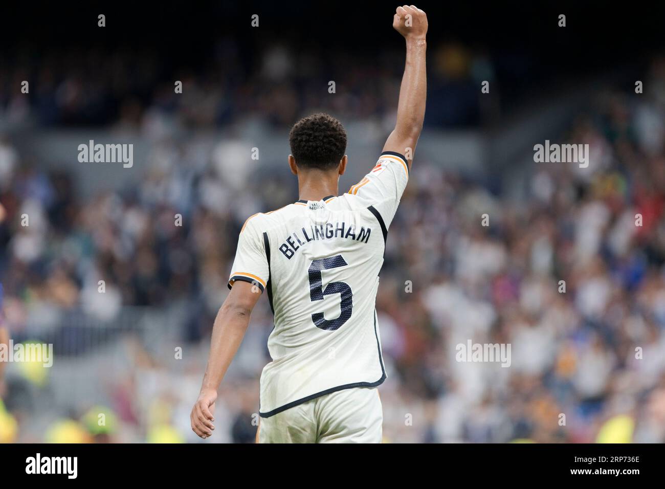 Jude Bellingham of Real Madrid celebrates after scoring a goal during ...