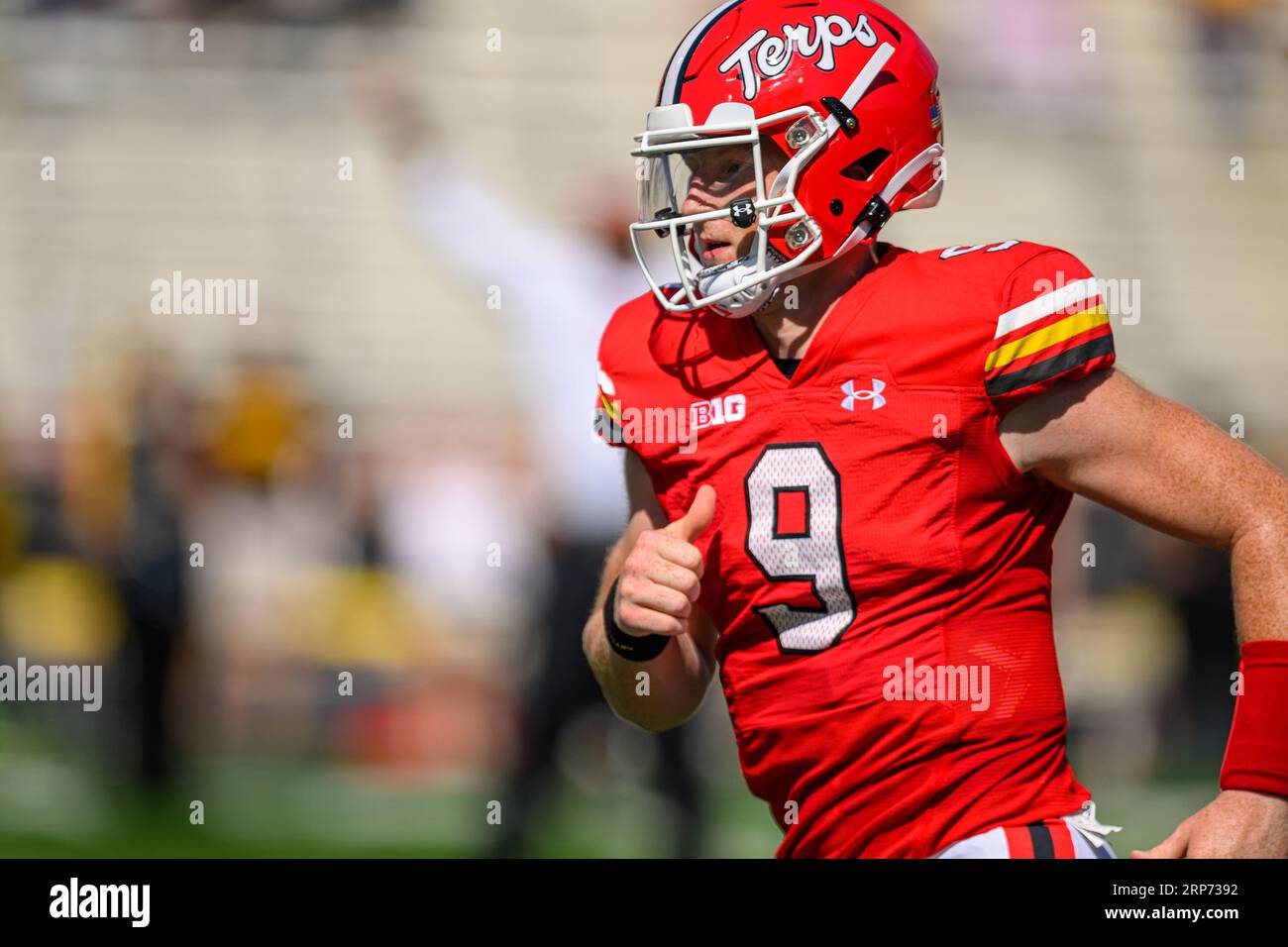 USA. 02nd Sep, 2023. September 02, 2023: Maryland Terrapins quarterback ...
