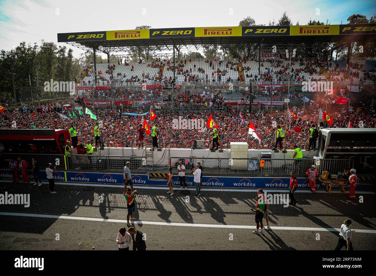Public/Tifosi/Fan/Grandstand during the Italian GP, Monza 31 August-3 ...
