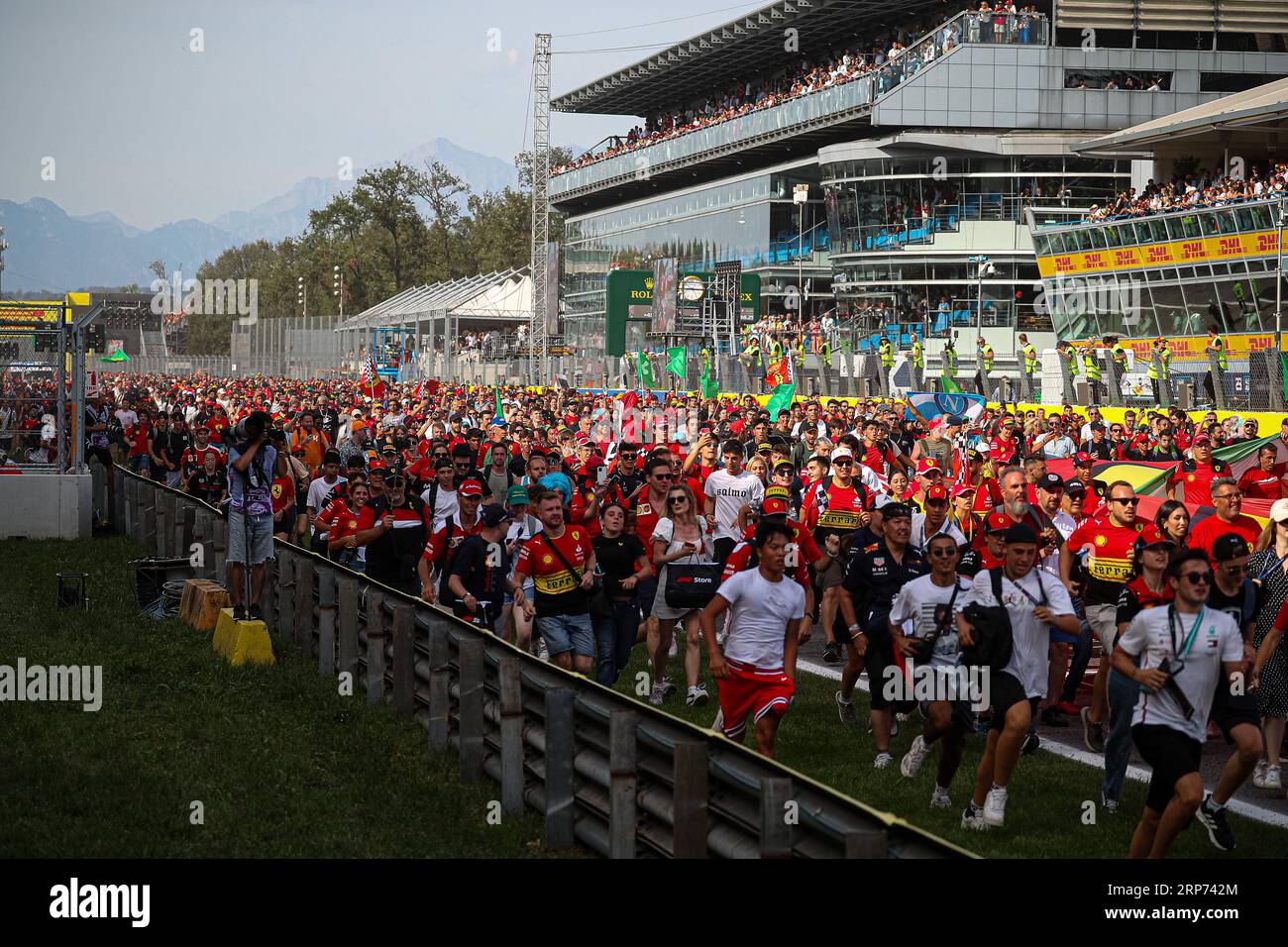 Public/Tifosi/Fan/Grandstand during the Italian GP, Monza 31 August-3 ...