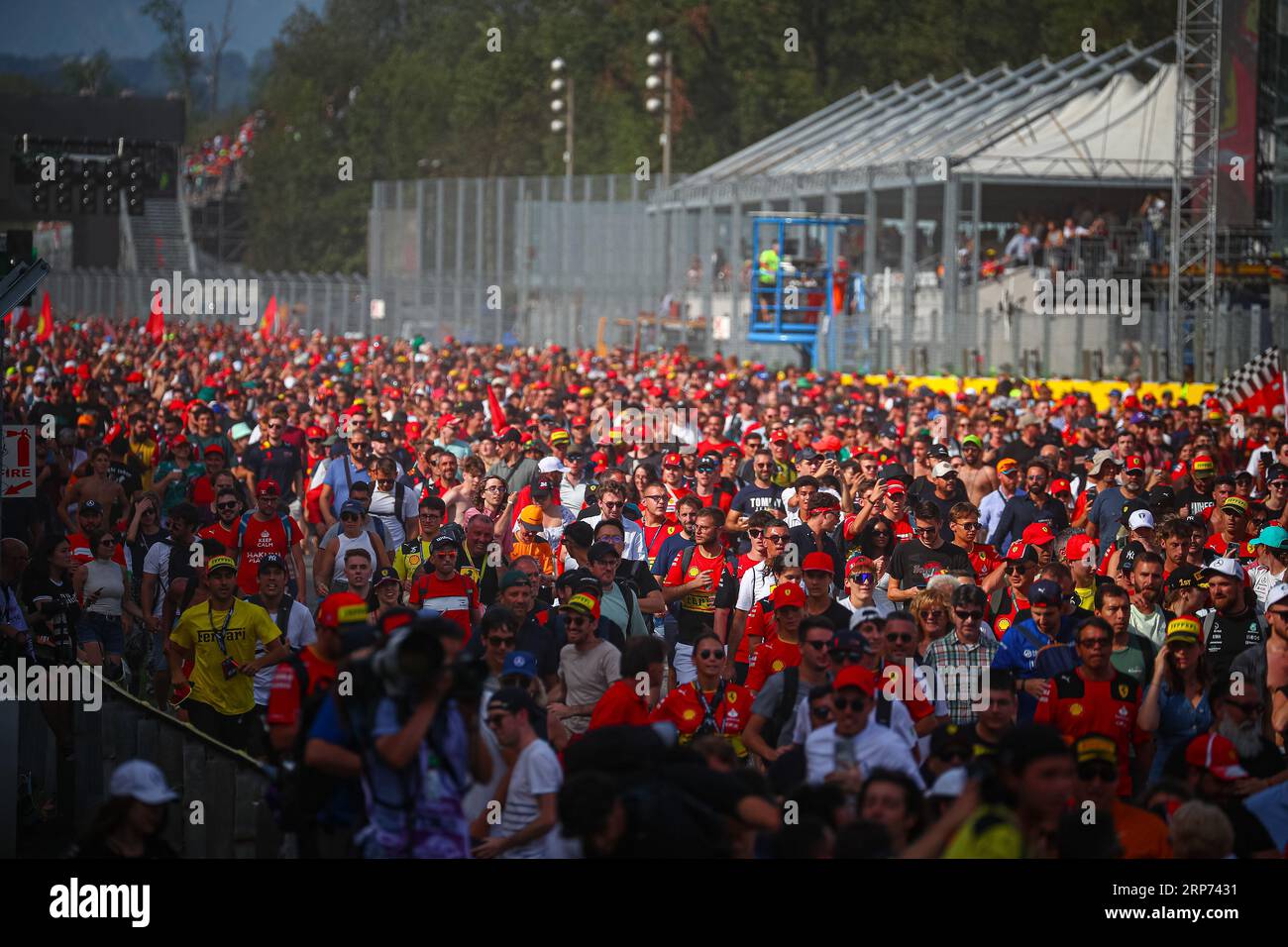 Public/Tifosi/Fan/Grandstand during the Italian GP, Monza 31 August-3 ...
