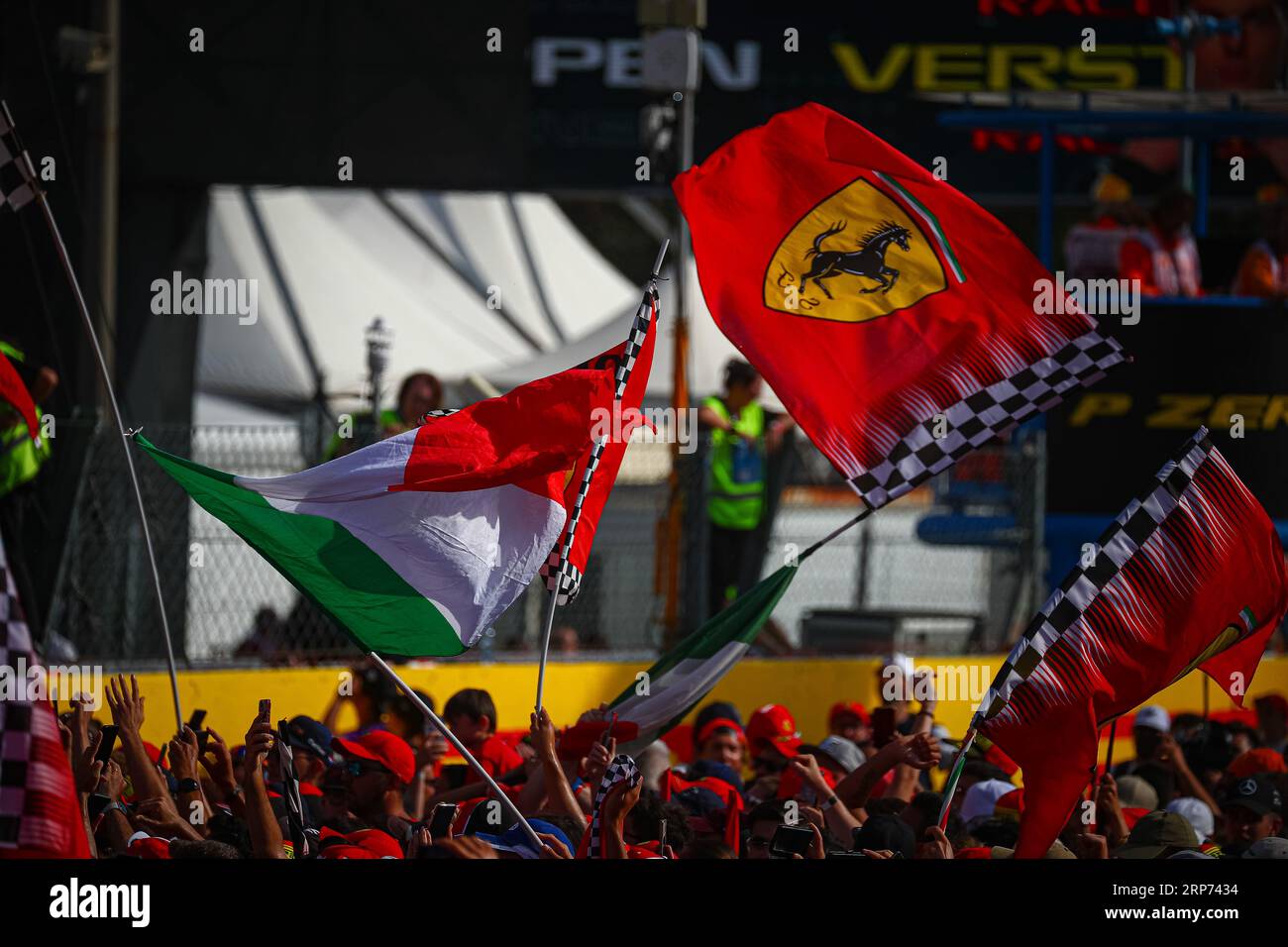Public/Tifosi/Fan/Grandstand during the Italian GP, Monza 31 August-3 ...