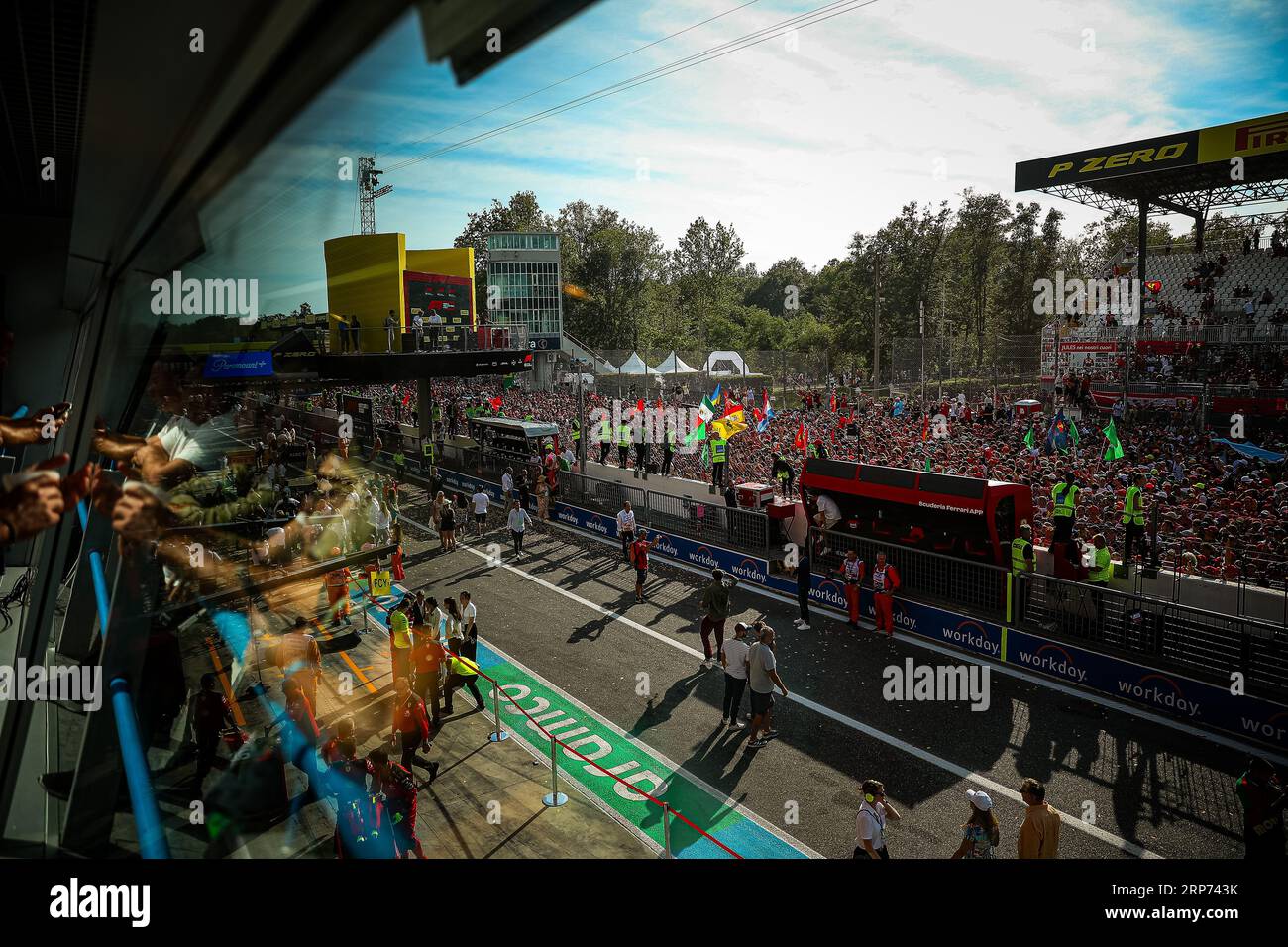 Public/Tifosi/Fan/Grandstand during the Italian GP, Monza 31 August-3 ...