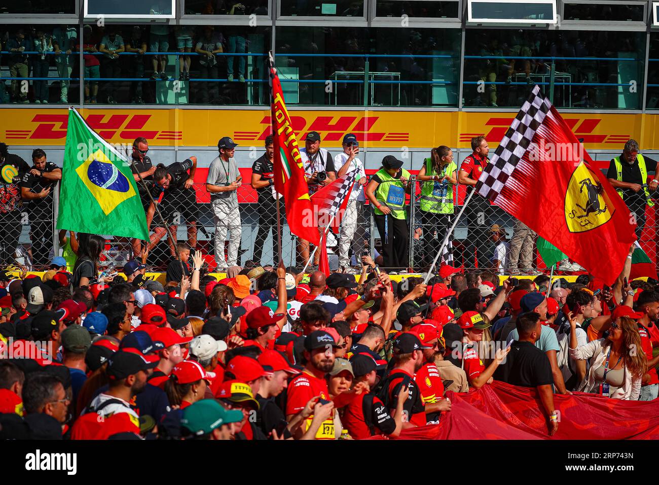 Public/Tifosi/Fan/Grandstand during the Italian GP, Monza 31 August-3 ...