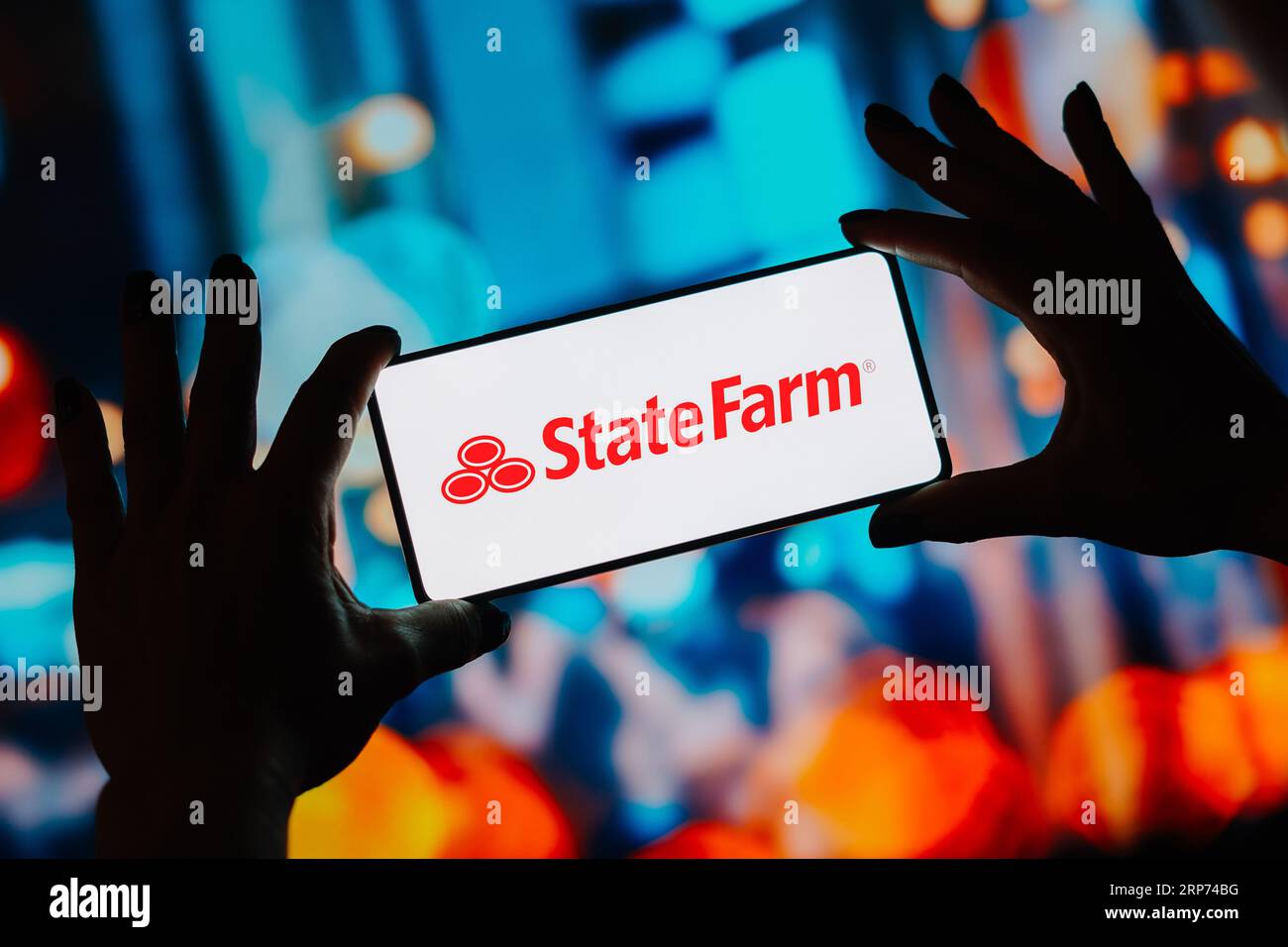 State farm logo hi-res stock photography and images - Alamy