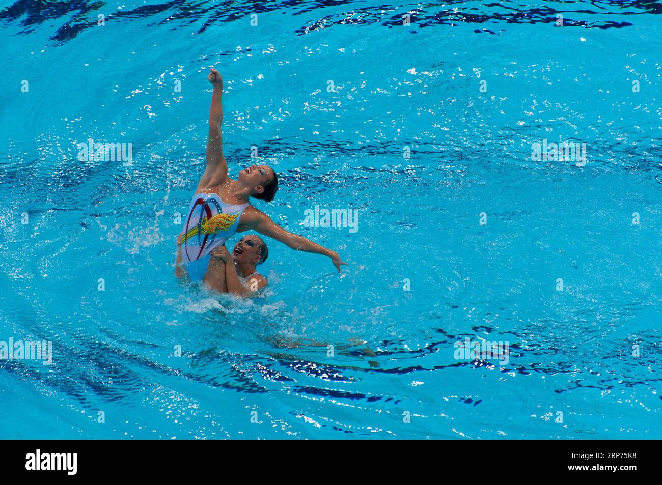 Synchronized swimming and olympics 2012 hi-res stock photography and ...