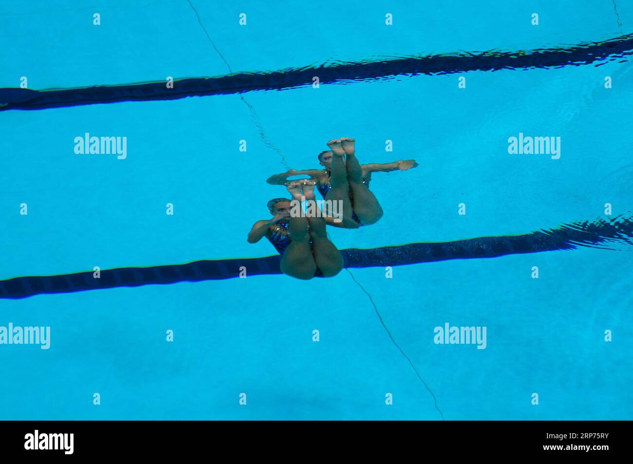 Synchronized swimming and olympics 2012 hi-res stock photography and ...