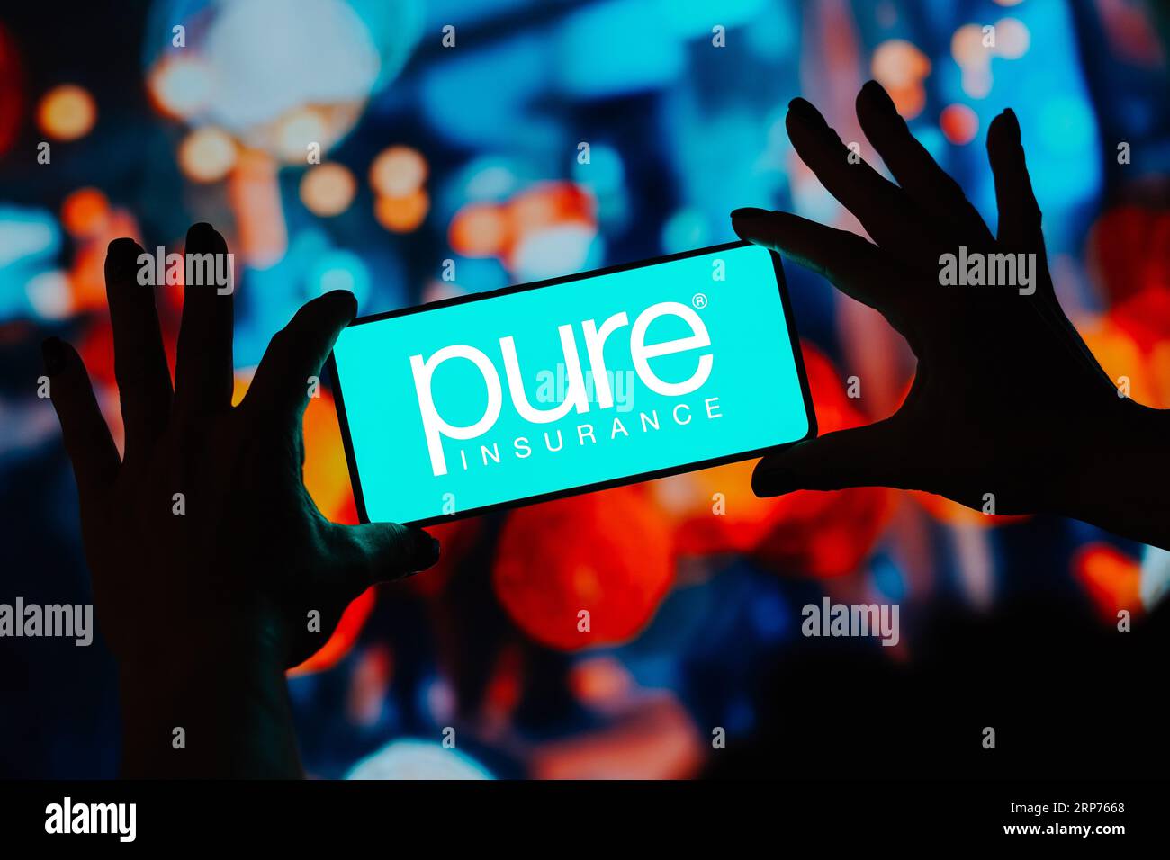 Brazil. 3rd Sep, 2023. In this photo illustration, the PURE Insurance ...