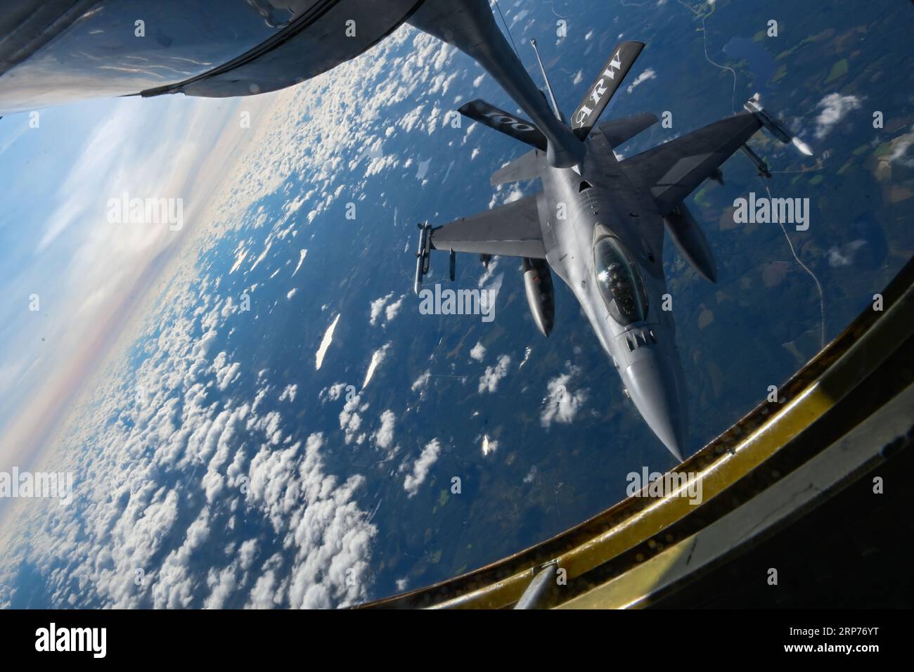 Rovaniemi, Finland. 24 August, 2023. A U.S. Air Force F-16CJ Fighting ...