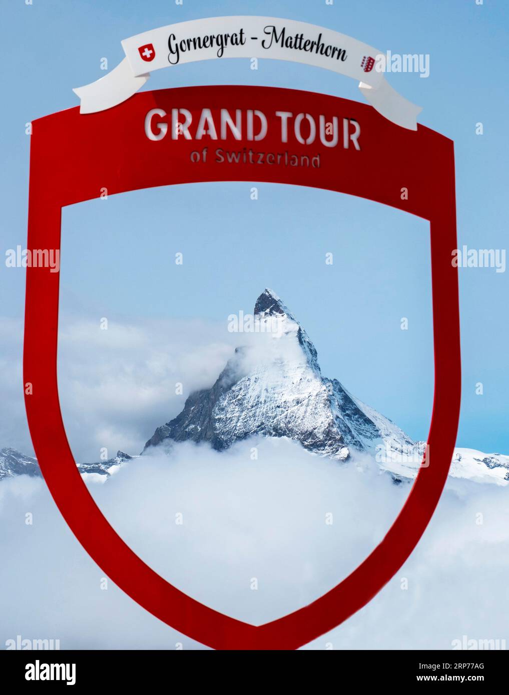 The Iconic Matterhorn mountain after a fresh fall of snow in late ...