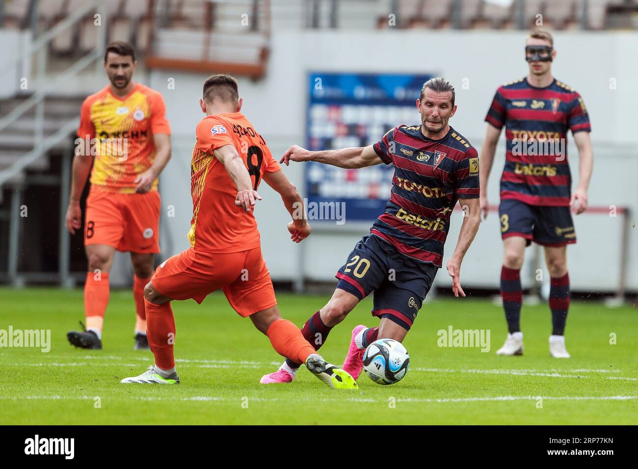 Legnica, Polska. 03rd Sep, 2023. September 3, 2023, LEGNICA, POLSKA: 03.09.2023 LUBIN, PILKA ...