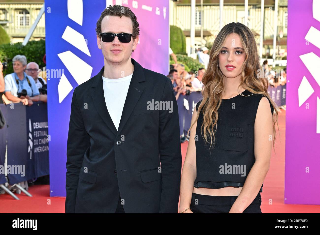 Deauville, France. 03rd Sep, 2023. Noe Boon, Tess Barthelemy attending ...