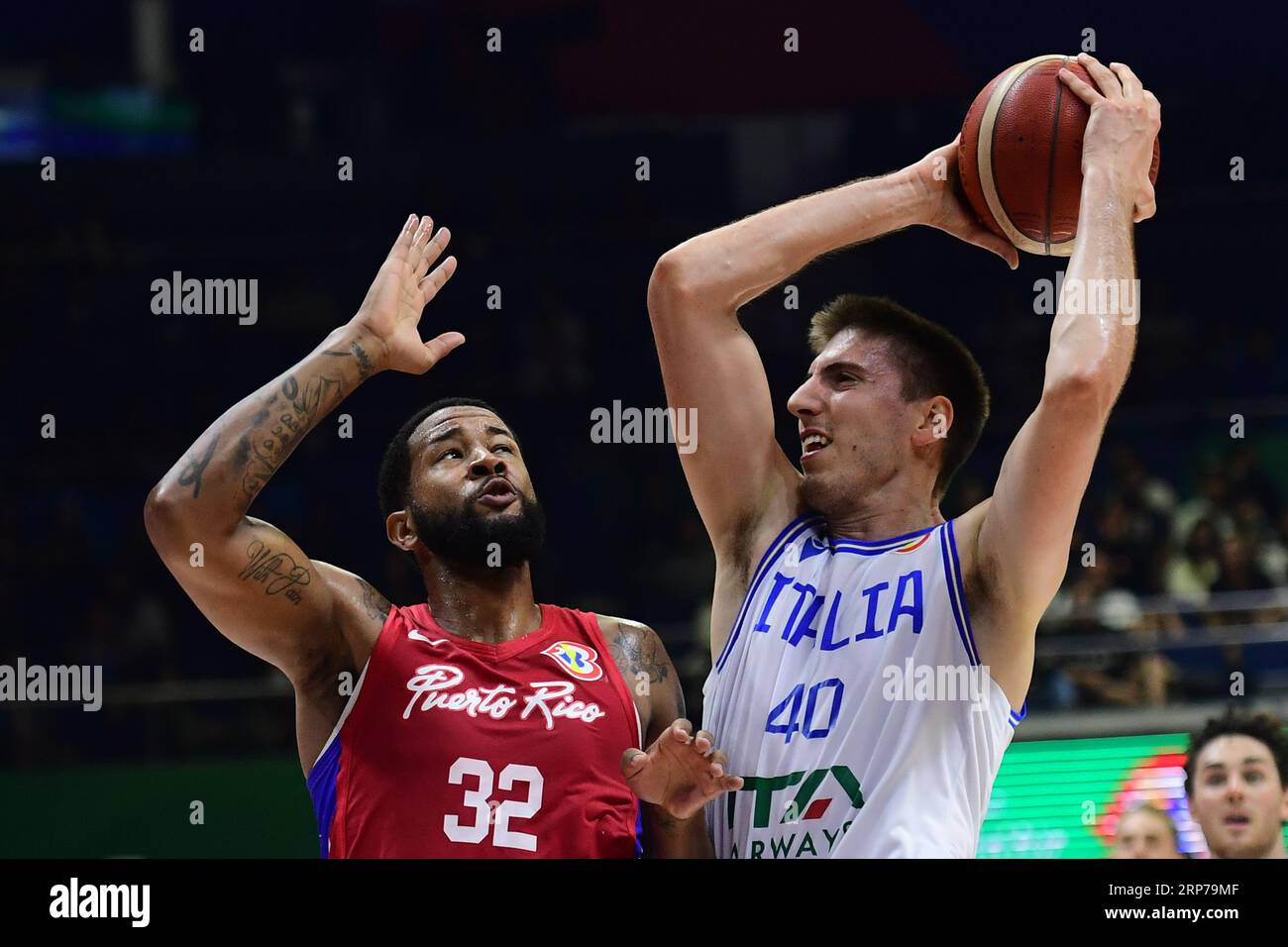 Quezon City, Philippines. 03rd Sep, 2023. Christopher Ortiz (L) of ...