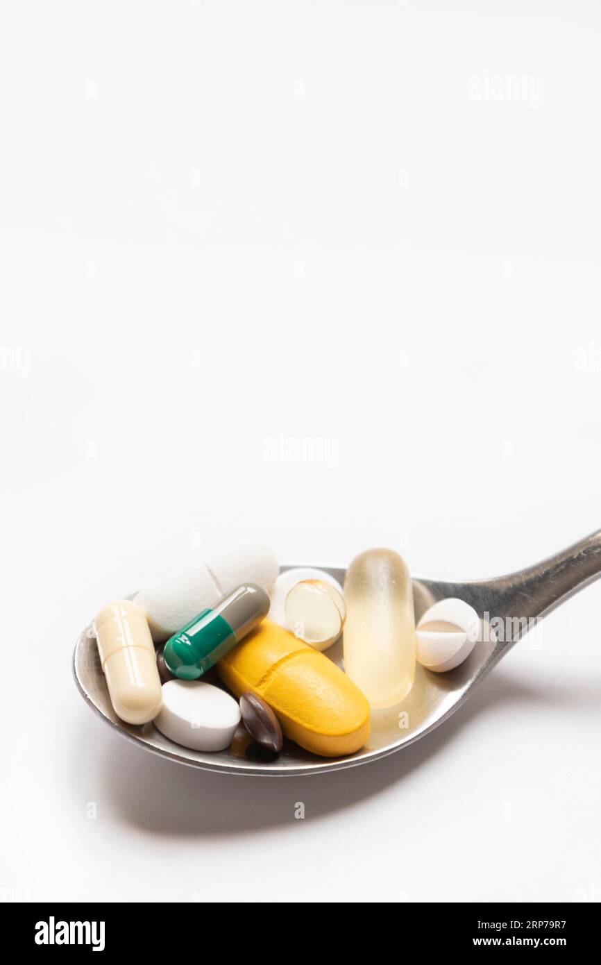 Symbolic image drug abuse, addiction, burnout, pharmacy, close-up of ...