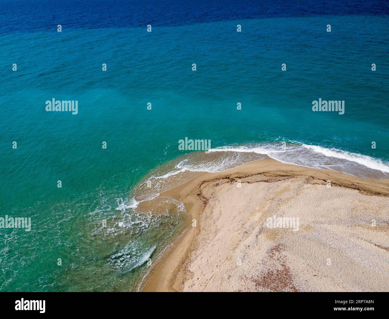 Aerial view, Cape Possidi, Kassandra, Chalkidiki, Greece Stock Photo ...