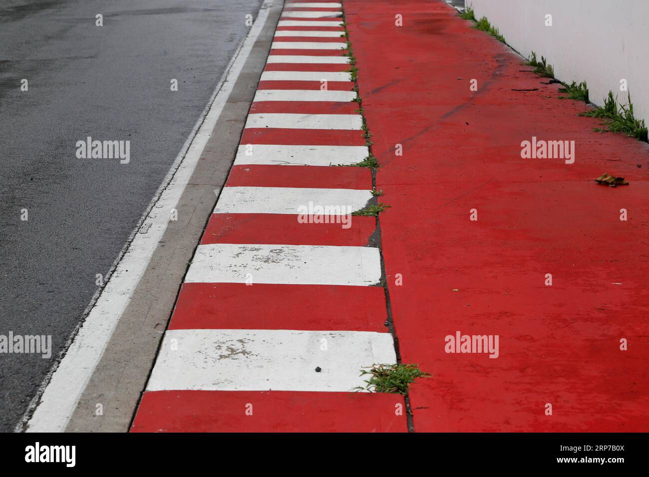 Track markings, F1 Grand Prix Racetrack, Montreal, Province of Quebec ...