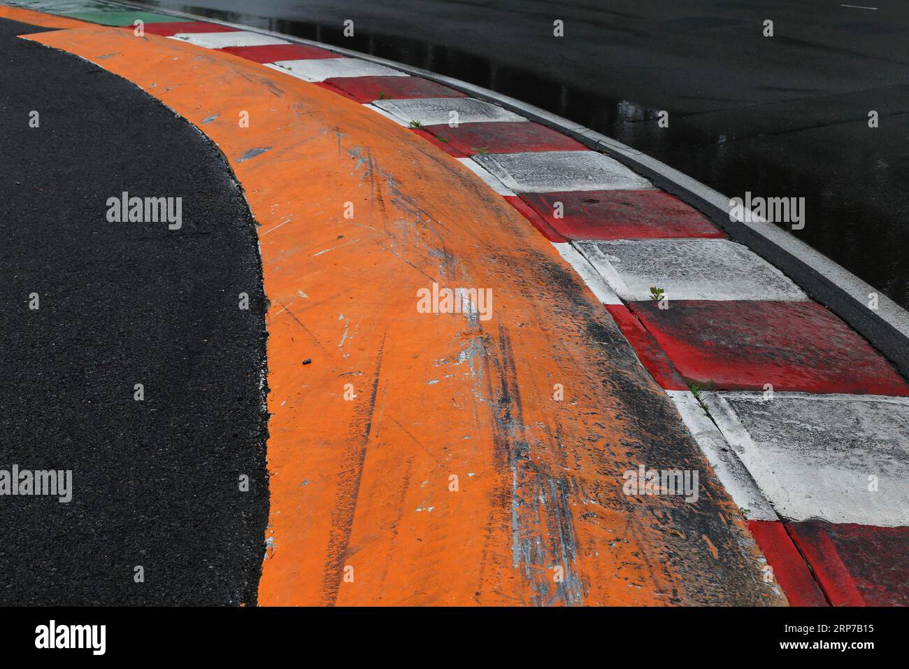 Track markings, F1 Grand Prix Racetrack, Montreal, Province of Quebec ...