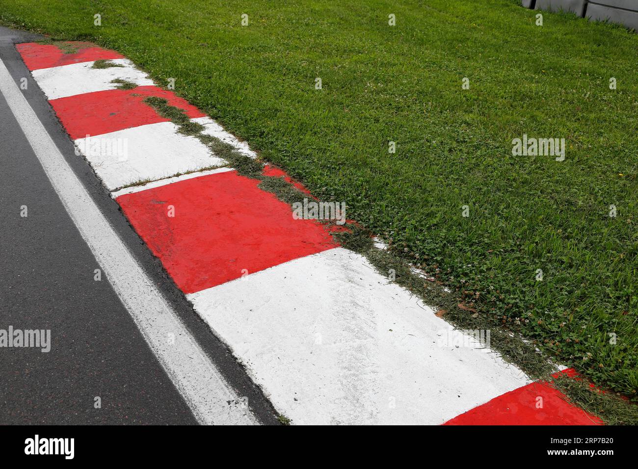 Track markings, F1 Grand Prix Racetrack, Montreal, Province of Quebec ...