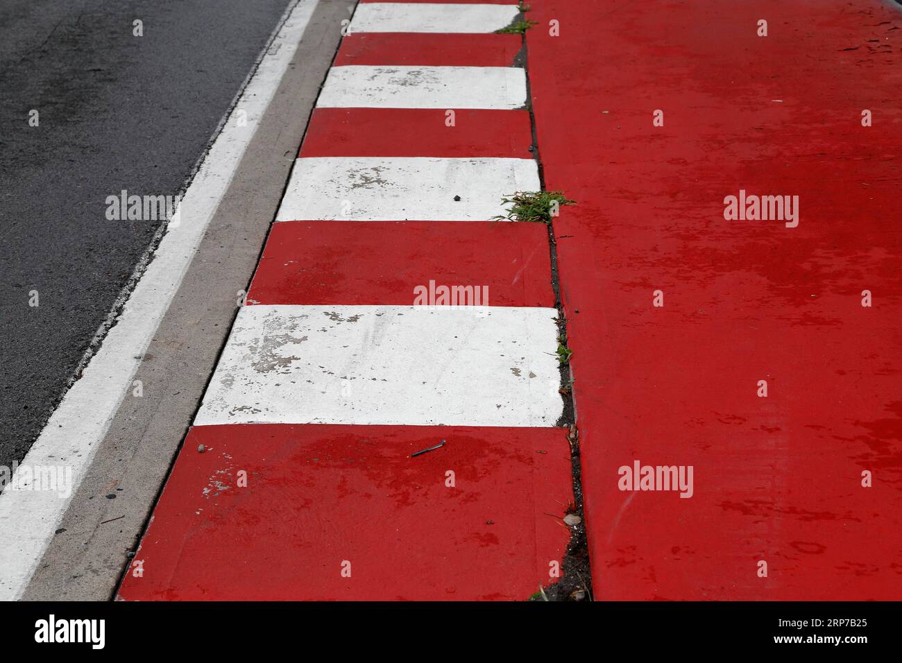 Track markings, F1 Grand Prix Racetrack, Montreal, Province of Quebec ...