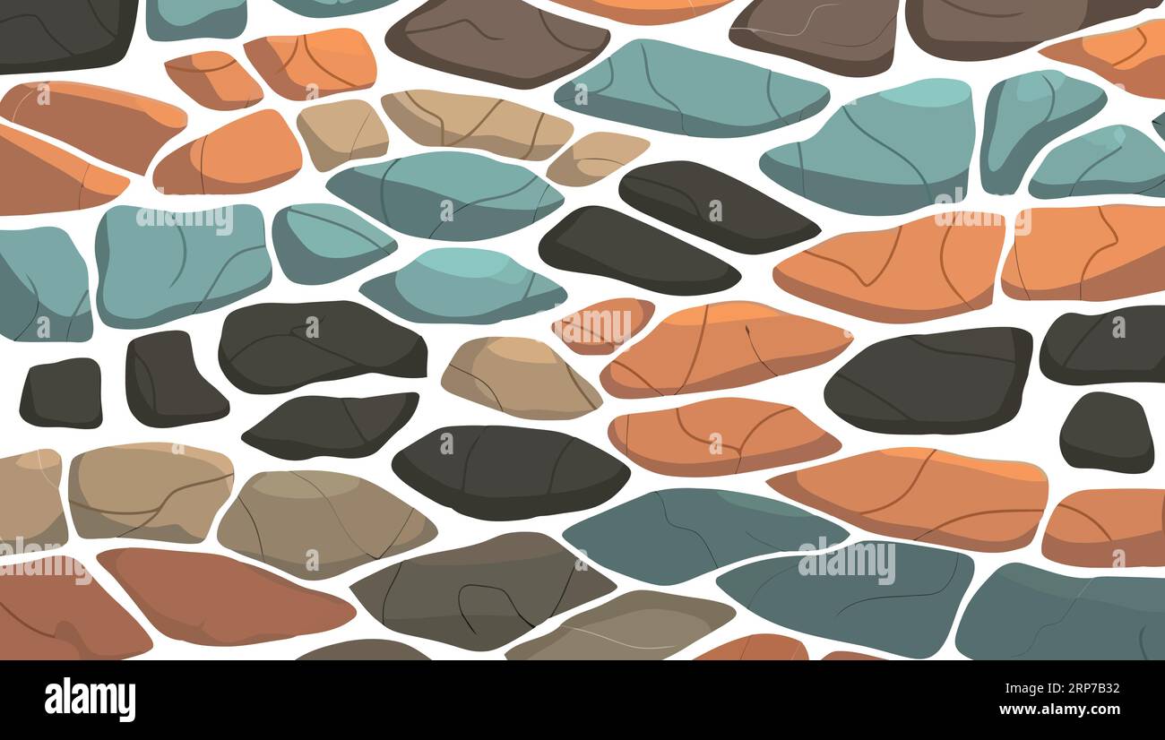 Stonework wall. Texture of old stonework wall. Vector illustration ...