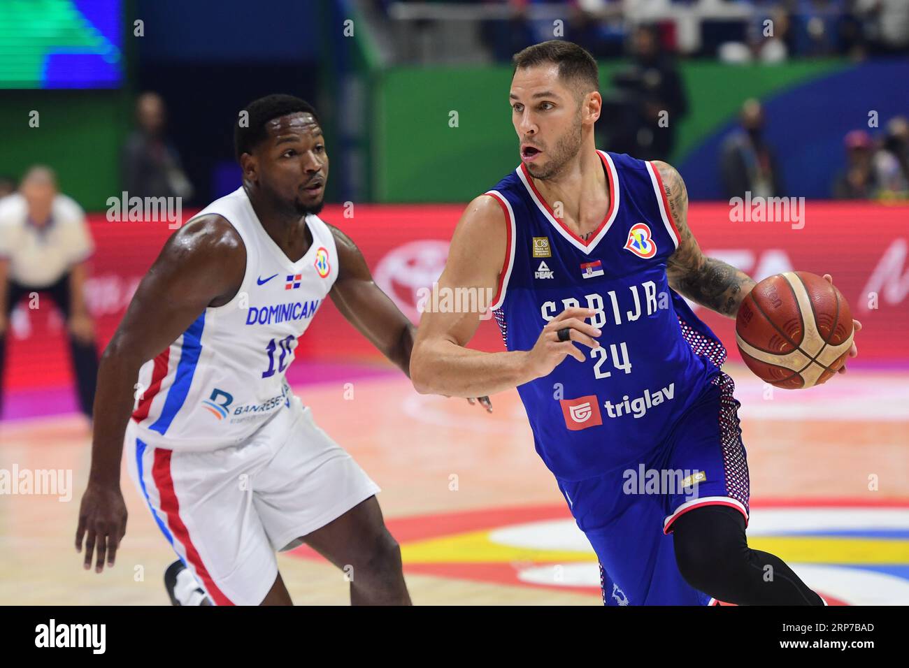 Quezon City, Philippines. 03rd Sep, 2023. Andres Feliz (L) of Dominican ...
