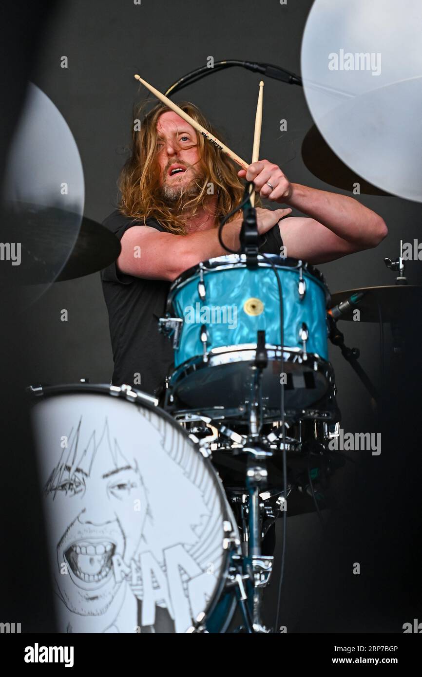 Razorlight performing at Trentham Live 2023 Stock Photo - Alamy