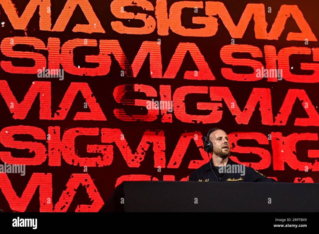 Sigma performing at Trentham Live 2023 Stock Photo - Alamy