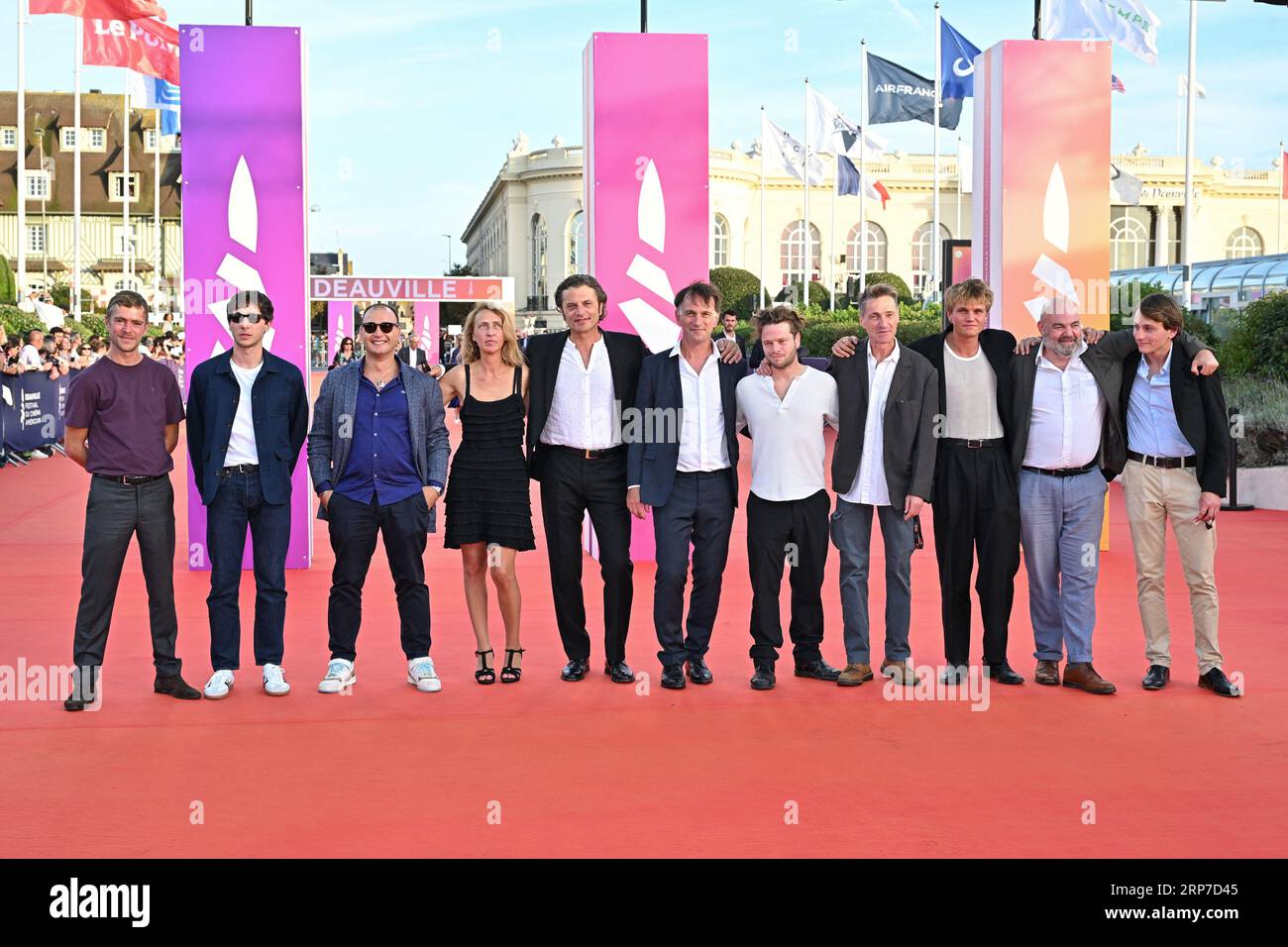 Deauville, France. 03rd Sep, 2023. Guests, David Oelhoffen, Felix Meyer ...