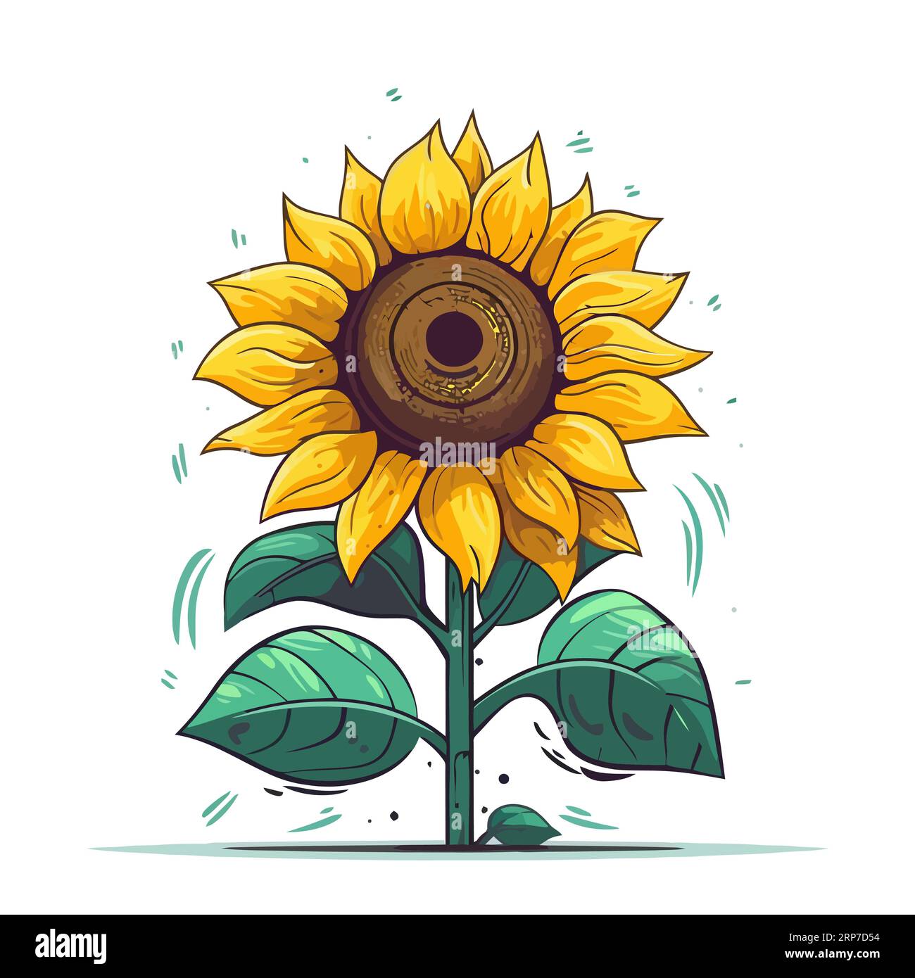 Sunflower Drawing Design