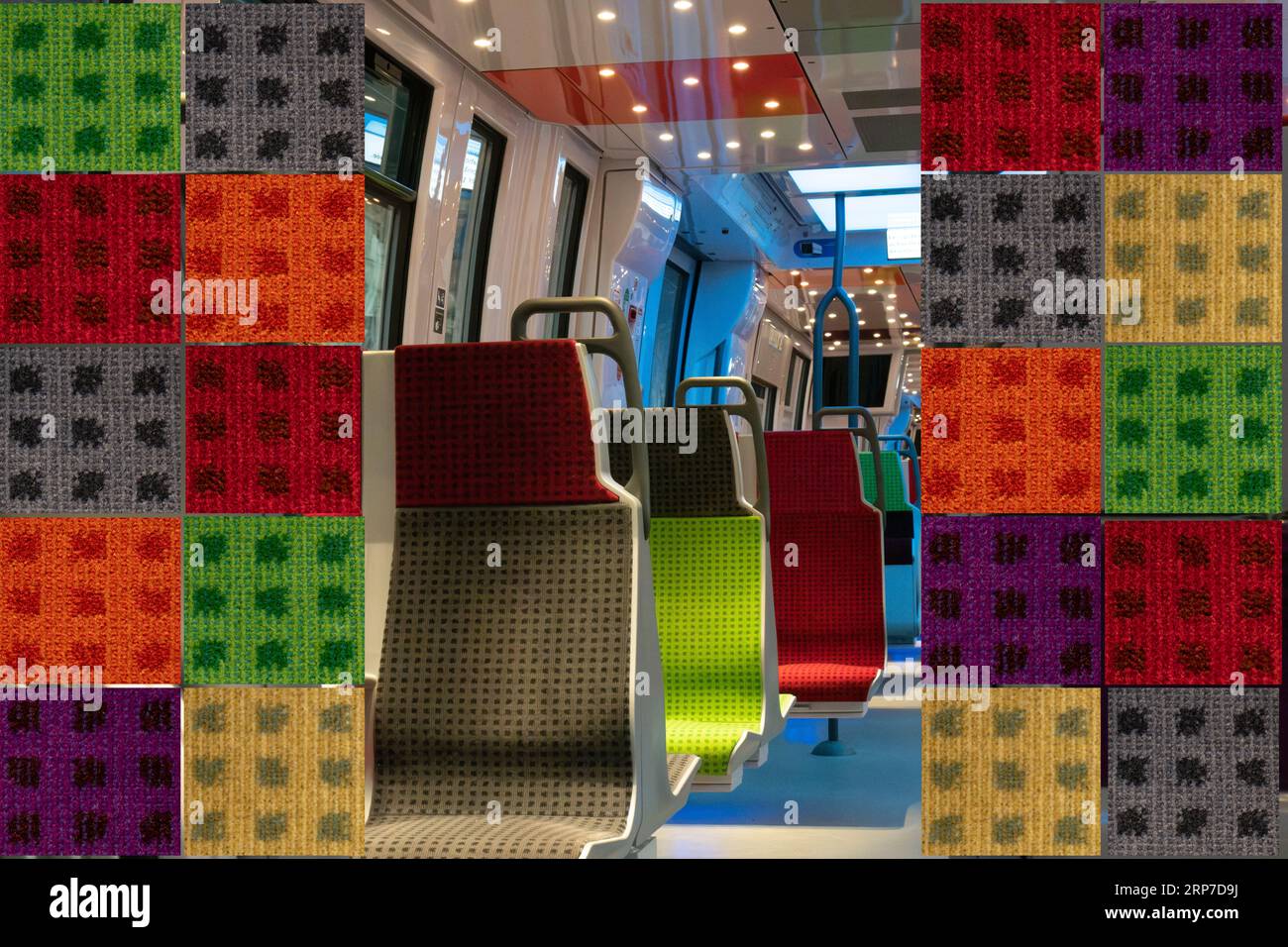 30 April 2023 Paris, France. RATP has added new train cars to its ...