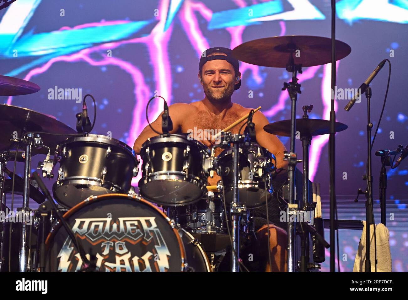 McFly performing at Trentham Live 2023 Stock Photo - Alamy