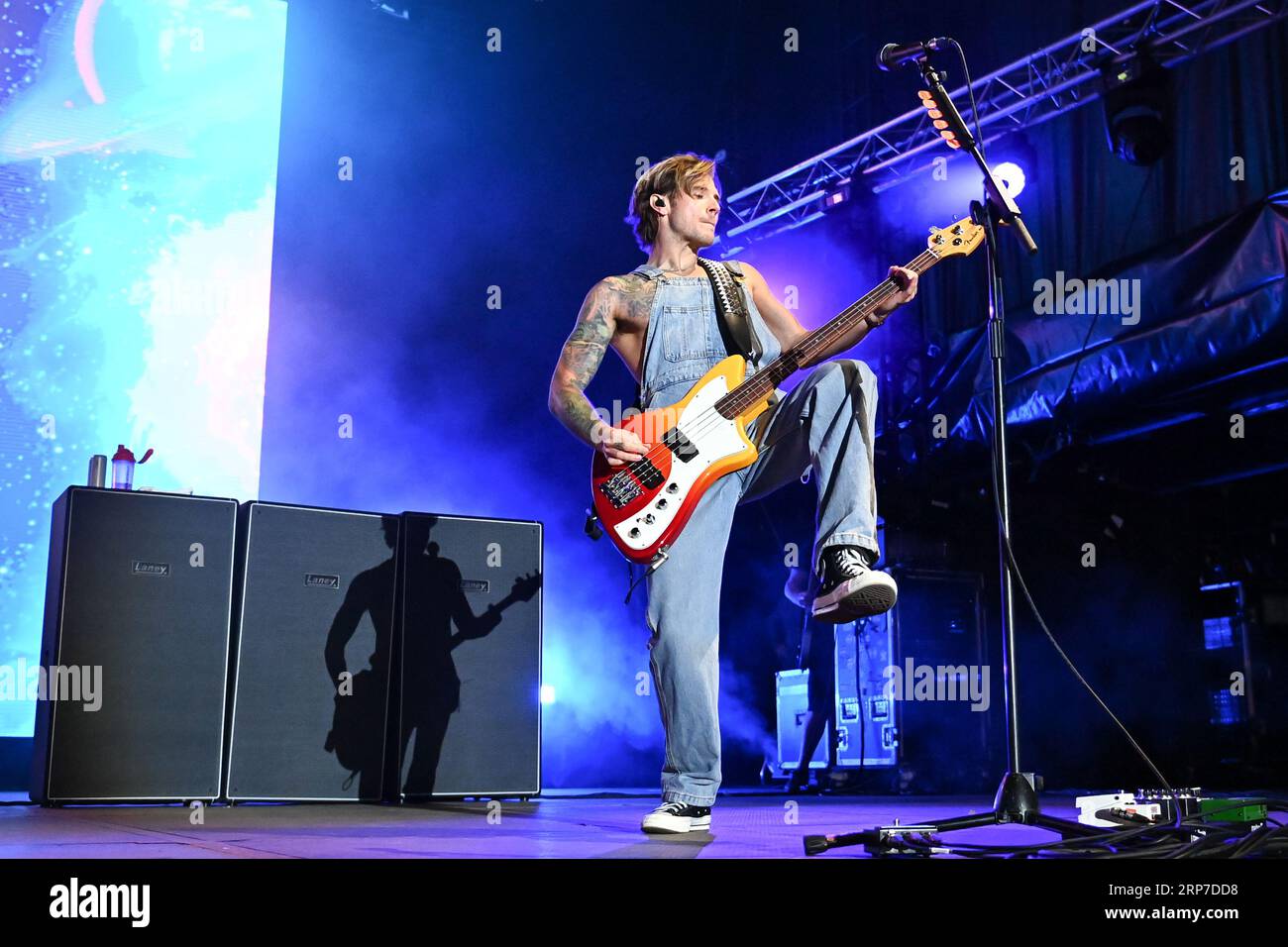 McFly performing at Trentham Live 2023 Stock Photo - Alamy
