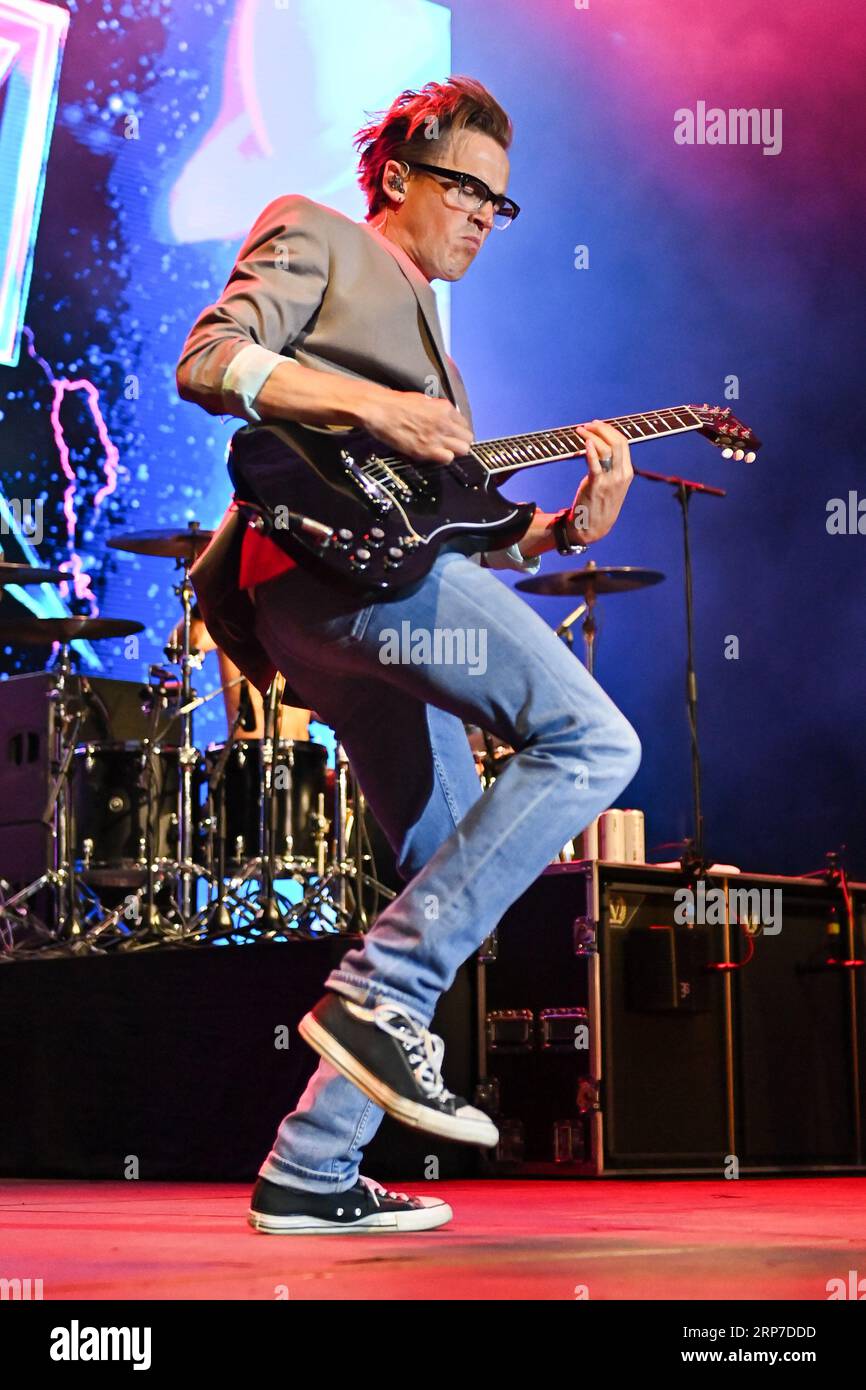 McFly performing at Trentham Live 2023 Stock Photo - Alamy