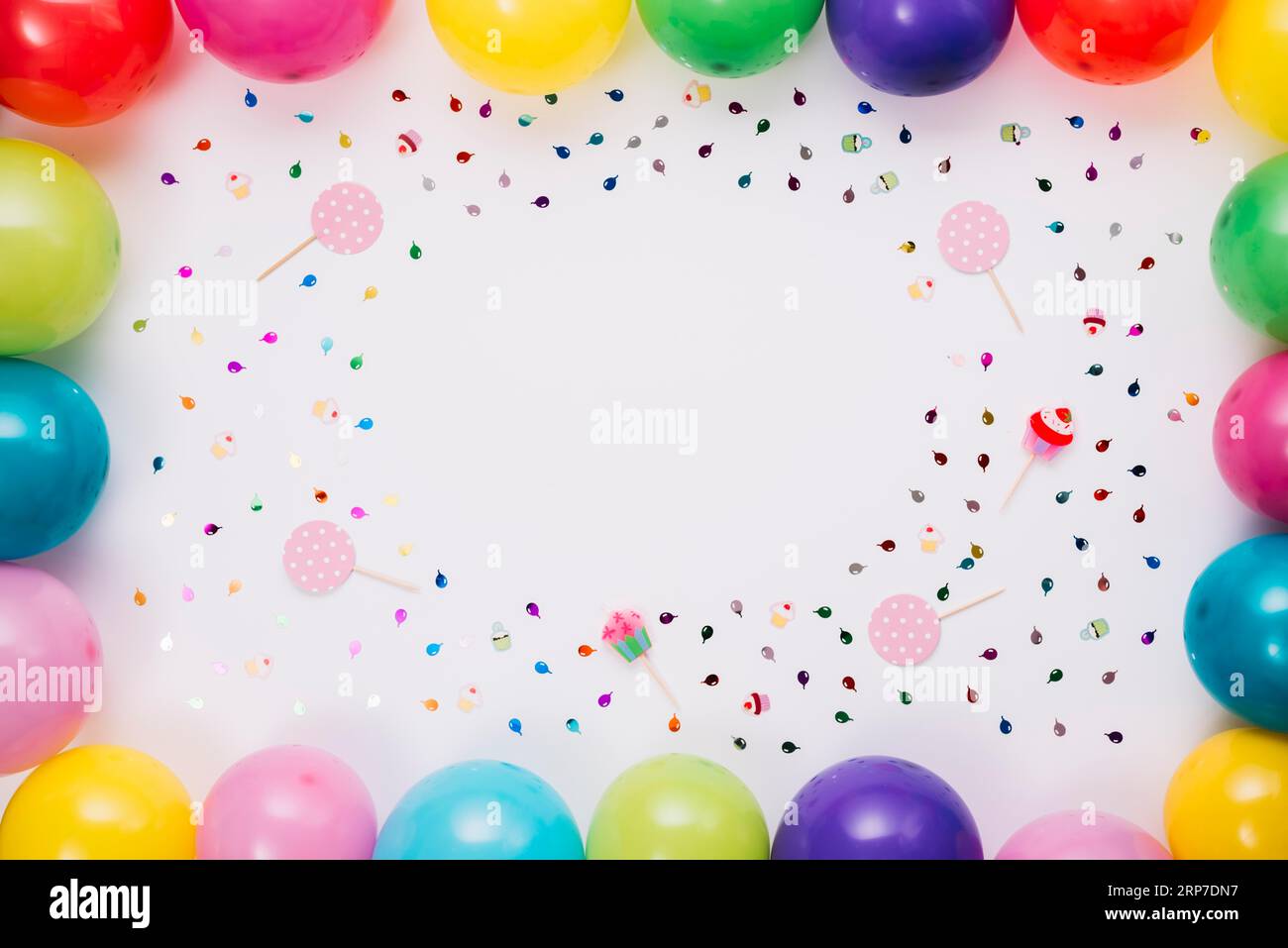 Party Balloons Border