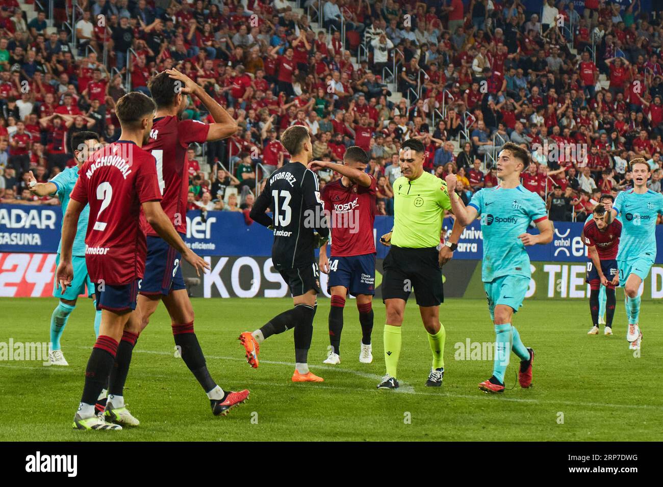 Pamplona, Spain. 3rd Sep, 2023. Sports. Football/Soccer.Football match ...
