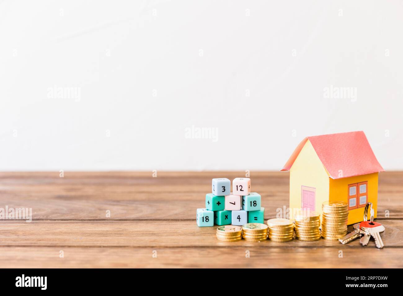 House wood key blocks hi-res stock photography and images - Alamy