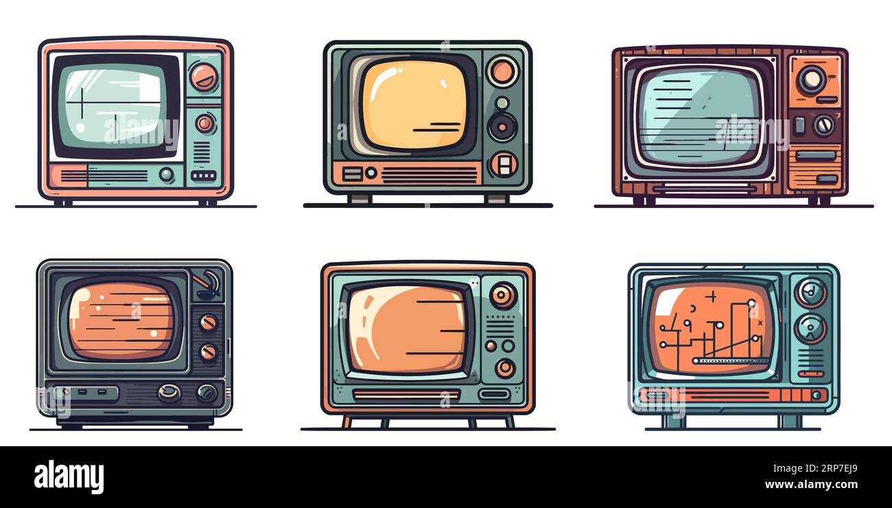 Old Tv Set Background Old Tv Set Background