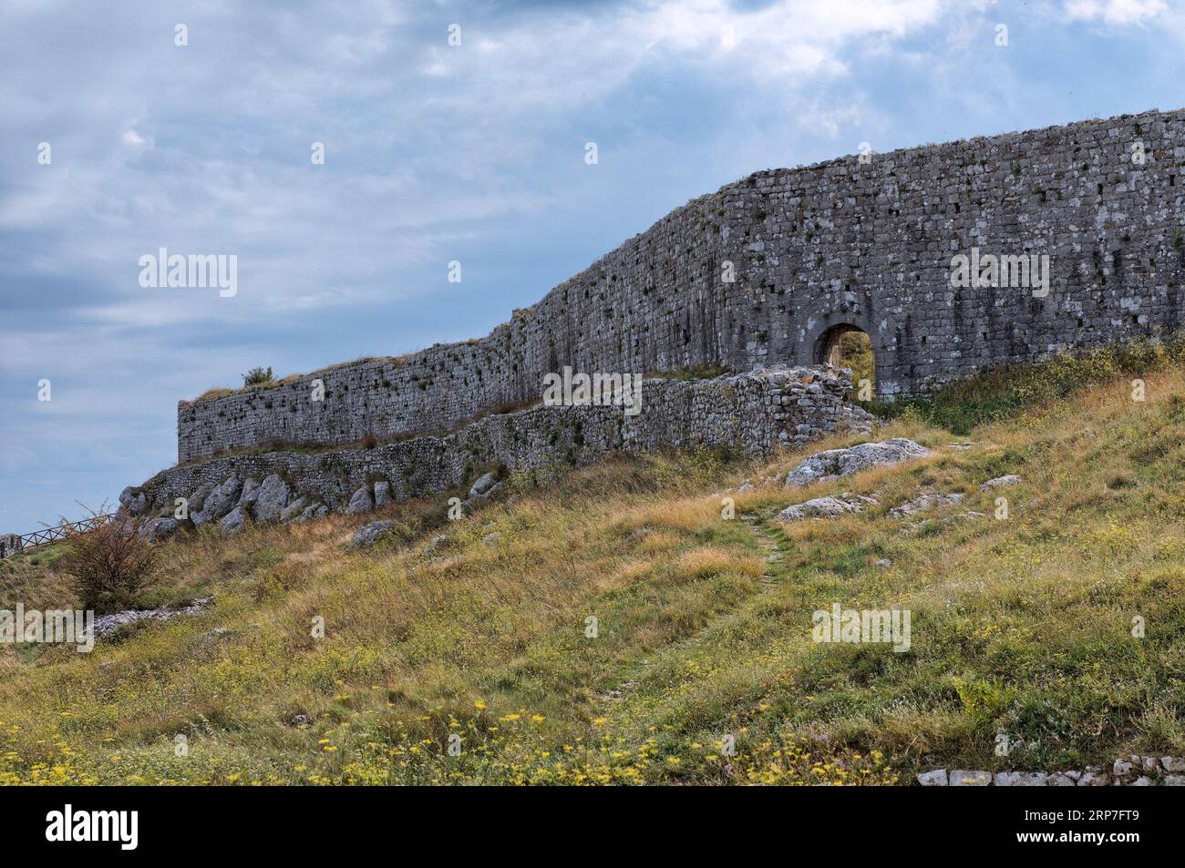 Medieval Rosafa Fortress in Skadar, Albania Stock Photo - Alamy