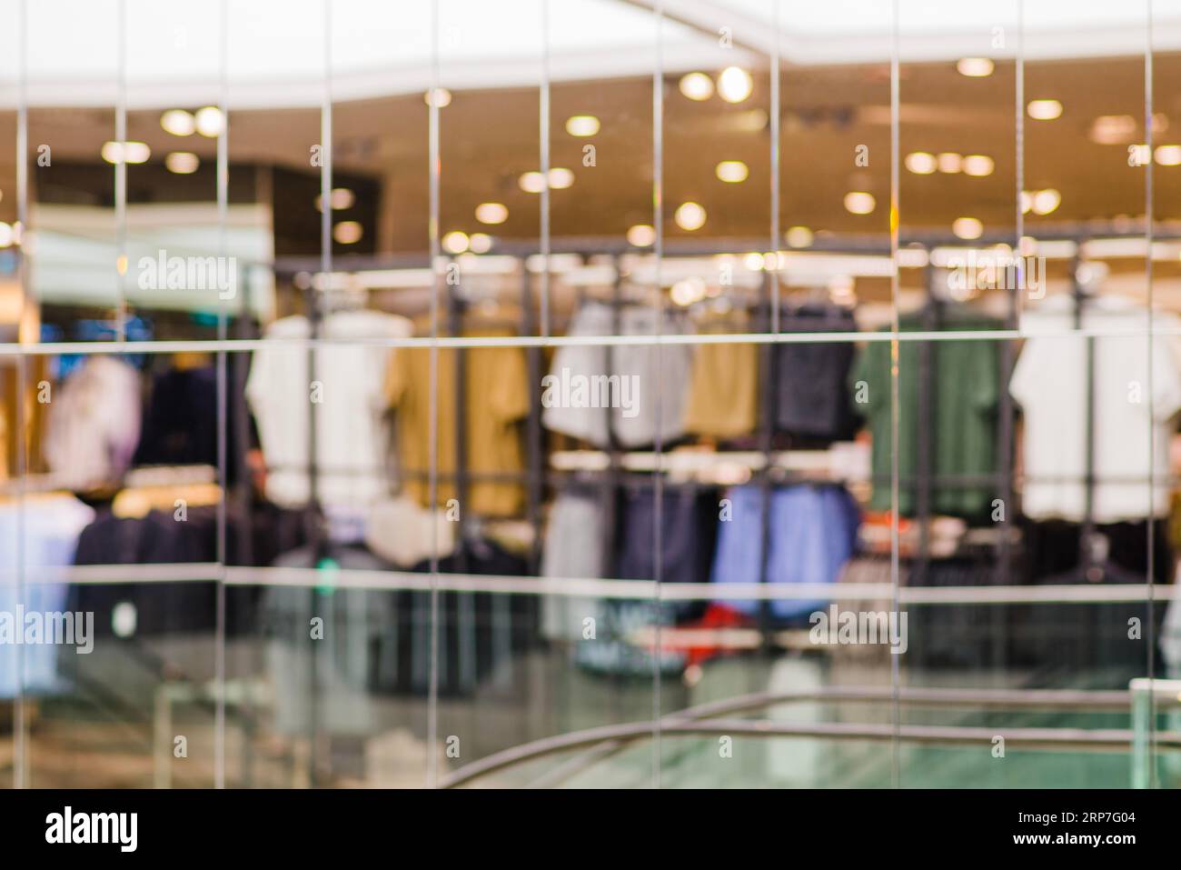 Blurry shot shop Stock Photo - Alamy