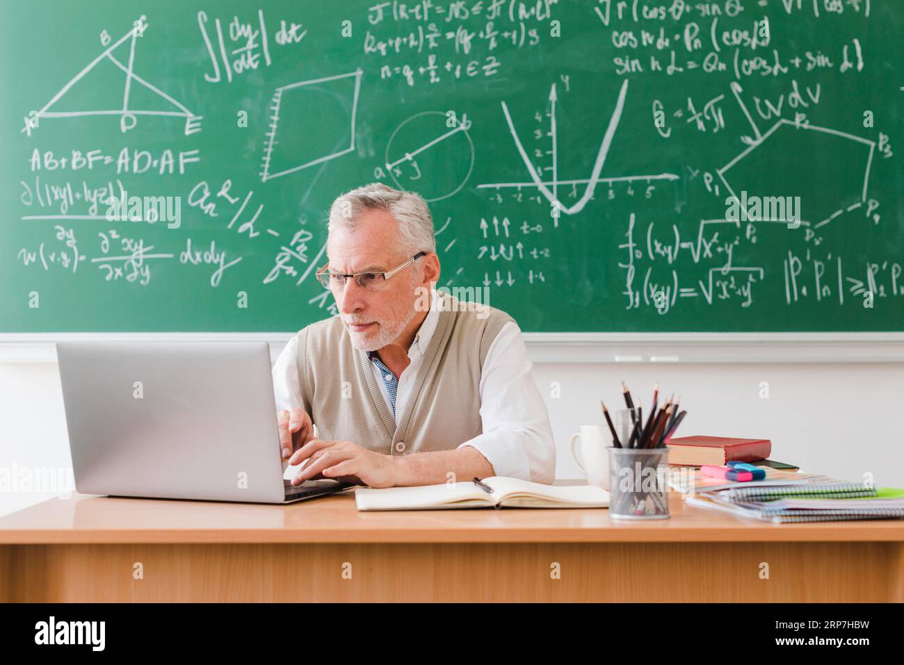 Old teacher hi-res stock photography and images - Alamy