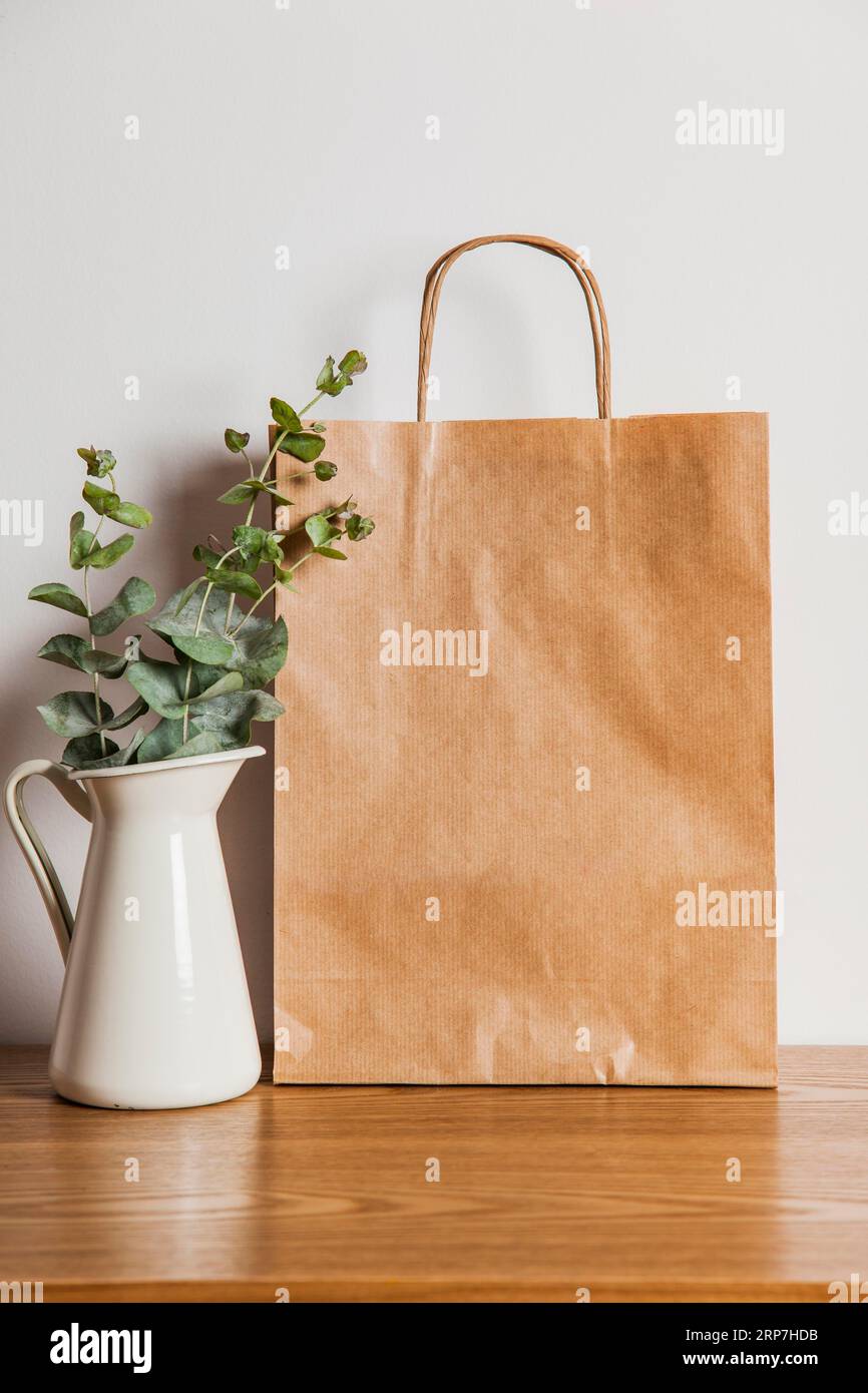 Paper bag plant Stock Photo - Alamy